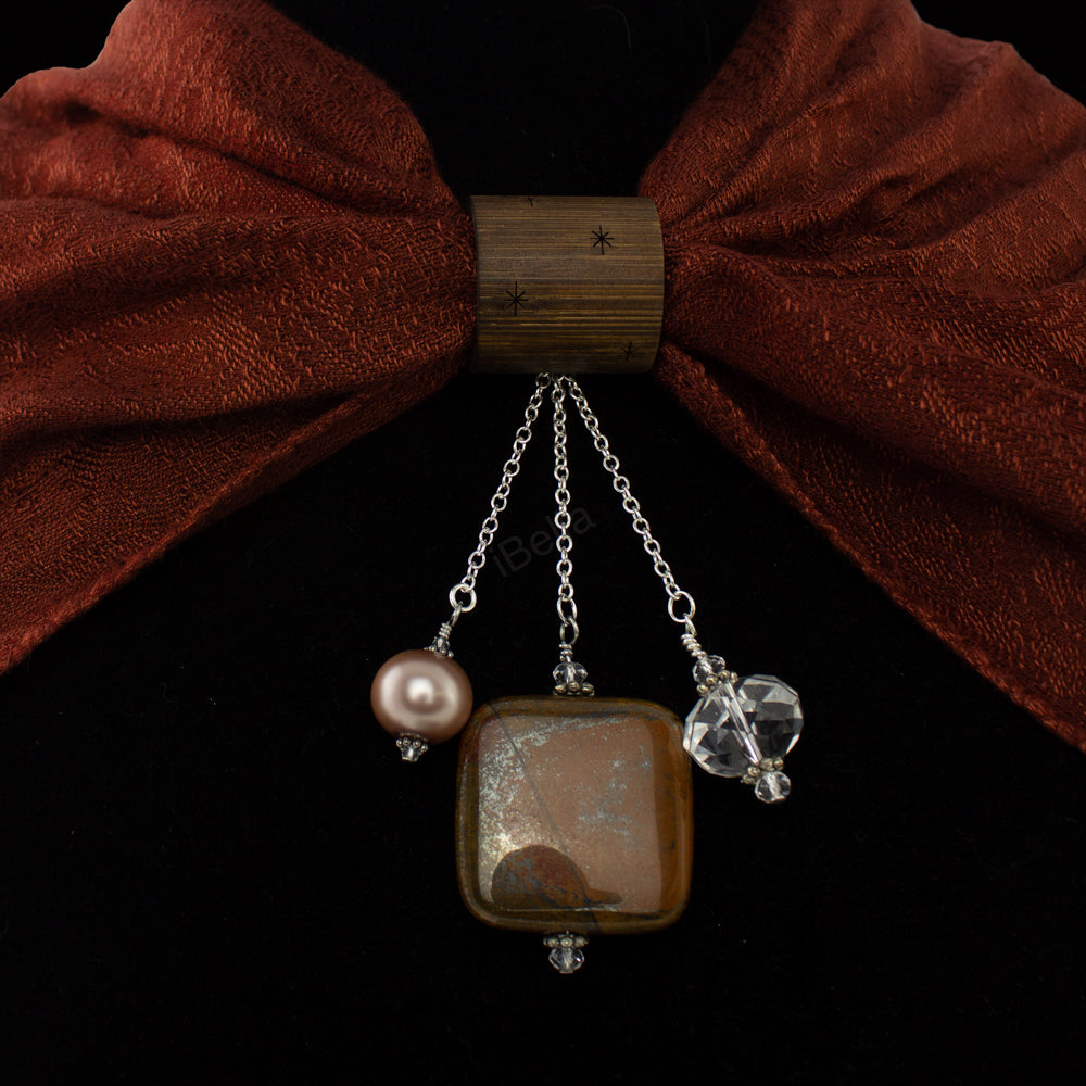 iBella® Scarf slide jewelry set with interchangeable beads - Flagstaff ...