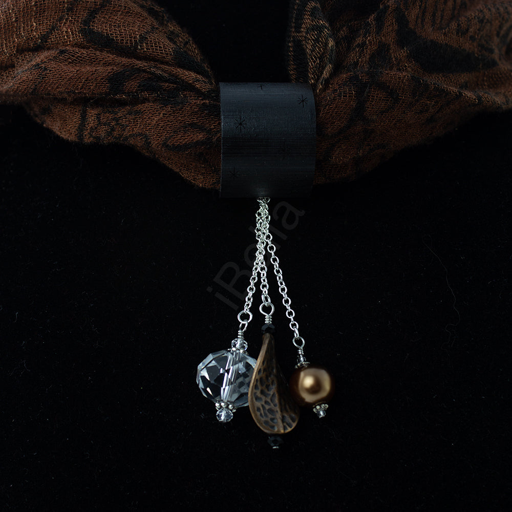 iBella® scarf slide jewelry set with interchangeable beads - Frisco ...